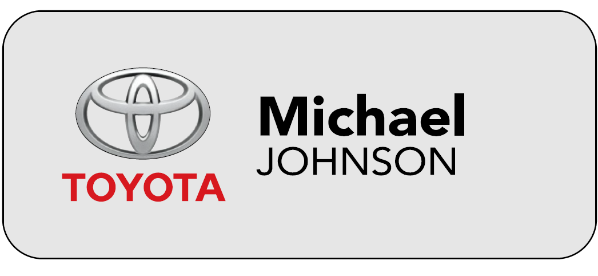 - Toyota - Name Tag #TOYOTA-TAG